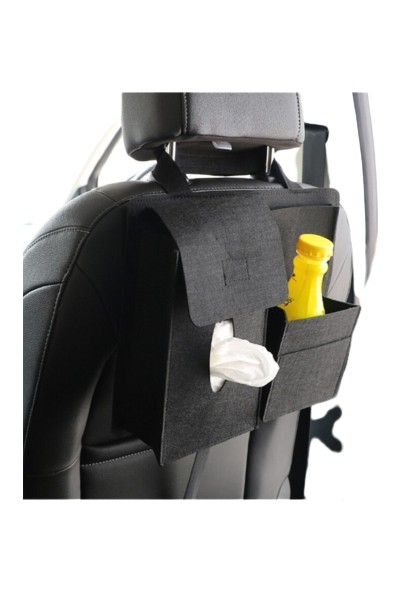 Ankaflex Ankaflex- Oceanstyle Araç Içi Koltuk Arkası Ergonomik Boy Keçe Organizer