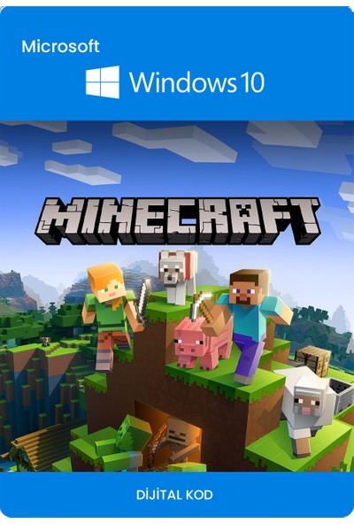 Minecraft Windows 10 Edition PC Dijital Oyun Minecraft Windows 10 Edition PC Dijital Oyun