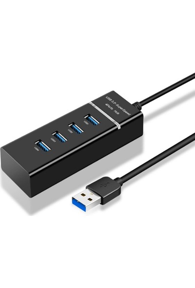 Qozie 4 Port USB 3.0 Yüksek Hızlı Çoklu USB Splitter Genişletici Hub Adaptörü Qozie 4 Port USB 3.0 Yüksek Hızlı Çoklu USB Splitter Genişletici Hub Adaptörü