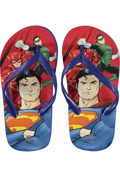 Superman Süperman Erkek Çocuk Terlik 31-36 Numara Saks Mavisi Superman Süperman Erkek Çocuk Terlik 31-36 Numara Saks Mavisi