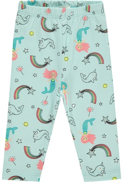 Civil Baby Kız Bebek Tayt 6-18 Ay Mint