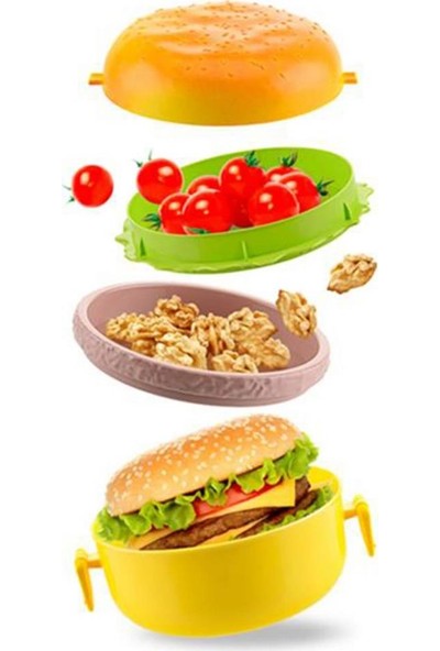 Titiz Hamburger Beslenme Kabı