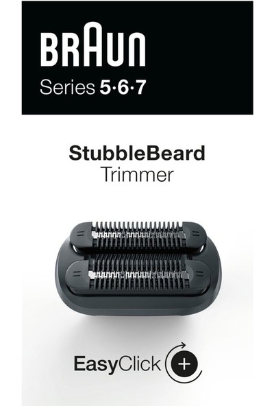 Braun Easyclick Kirli Sakal Şekillendirme Ataşmanı Series 5, 6 ve 7 Tıraş Makinesi Için (Yeni Nesil) Braun Easyclick Kirli Sakal Şekillendirme Ataşmanı Series 5, 6 ve 7 Tıraş Makinesi Için (Yeni Nesil)