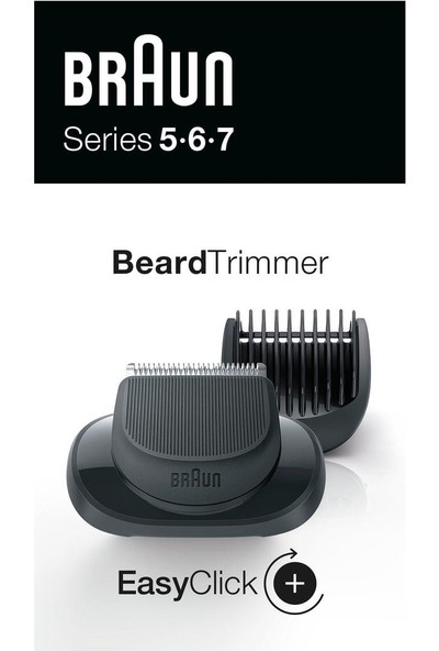 Braun Easyclick Sakal Şekillendirme Ataşmanı Series 5, 6 ve 7 Tıraş Makinesi Için (Yeni Nesil) Braun Easyclick Sakal Şekillendirme Ataşmanı Series 5, 6 ve 7 Tıraş Makinesi Için (Yeni Nesil)