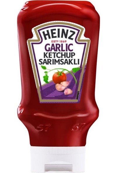 Heinz Sarımsaklı Ketçap 460 gr Heinz Sarımsaklı Ketçap 460 gr