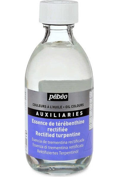 Pebeo Rectified Turpentine - Terebentin - 245 ml Şişe Pebeo Rectified Turpentine - Terebentin - 245 ml Şişe