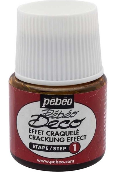 Pebeo Deco Mat Çatlama Verniği - Step 1 45 ml
