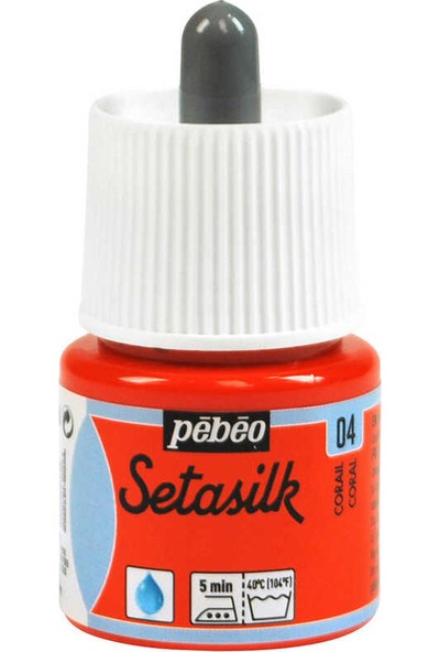 Pebeo Setasilk Ipek Boya 45 ml Şişe - 04 Coral Pebeo Setasilk Ipek Boya 45 ml Şişe - 04 Coral