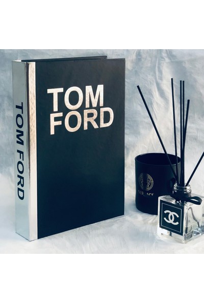 Lovely Book & Book Tom Ford Siyah & Altın Dekoratif Kitap Kutusu 27X19X4 cm Lovely Book & Book Tom Ford Siyah & Altın Dekoratif Kitap Kutusu 27X19X4 cm