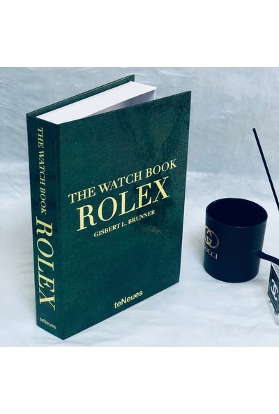 Rolex Yeşil Açılabilir Dekoratif Kitap Kutusu 27 x 19 x 4 cm Rolex Yeşil Açılabilir Dekoratif Kitap Kutusu 27 x 19 x 4 cm