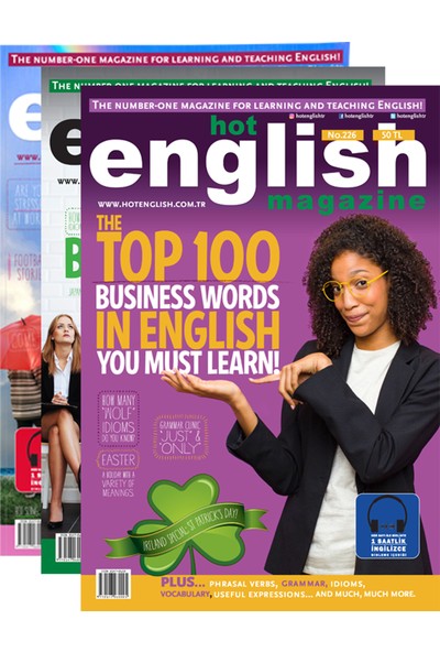 Hot English Dergisi Önceki Sayılar - 3’lü Paket
