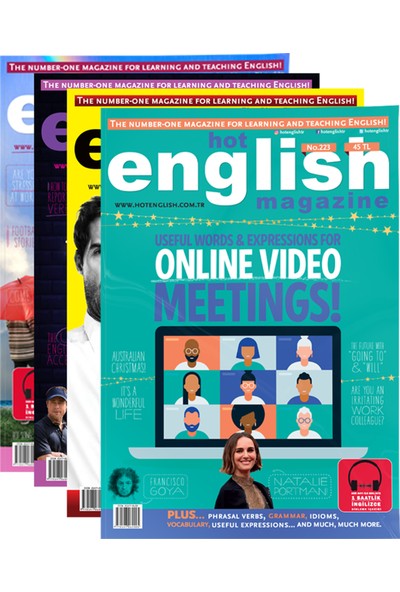 Hot English Dergisi Önceki Sayılar - 12'li Paket
