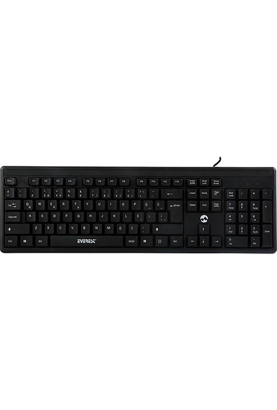 Everest Kb-1002 Siyah Usb Q Standart Klavye