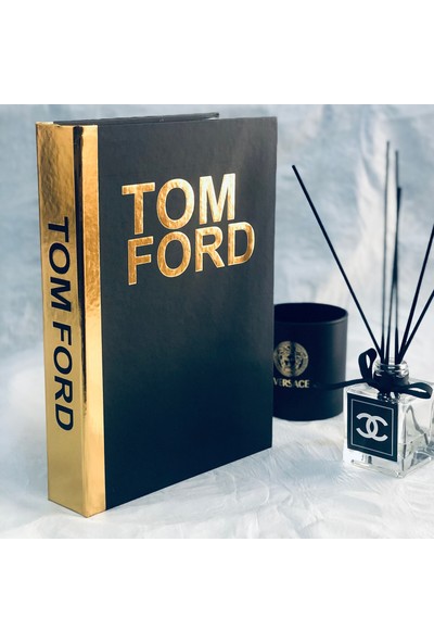 Lovely Book & Book Tom Ford Siyah & Altın Dekoratif Kitap Kutusu 27X19X4 cm Lovely Book & Book Tom Ford Siyah & Altın Dekoratif Kitap Kutusu 27X19X4 cm