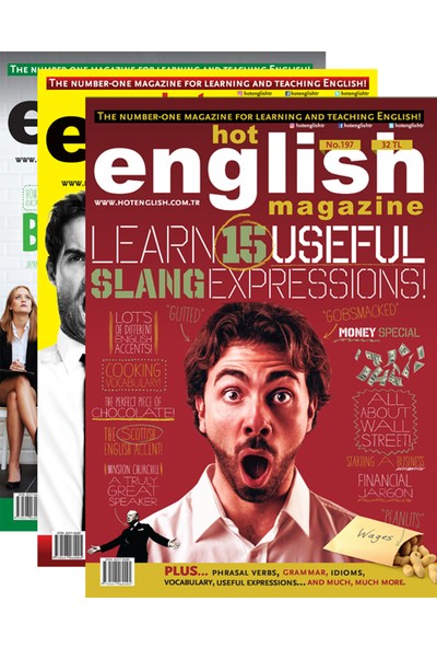 Hot English Dergisi Önceki Sayılar - 4’lü Paket
