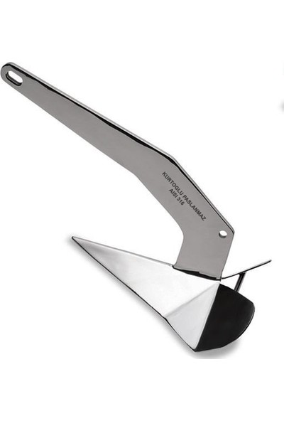 Kurtoğlu Paslanmaz Paslanmaz Delta Tip Tekne Yat Çapa 8 kg 316 Kalite Paslanmaz Çapa