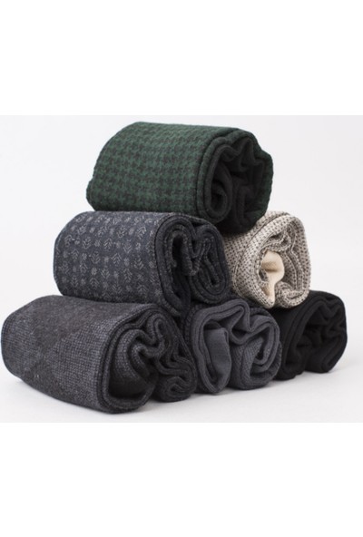 Dayco Premium 6'lı Karışık Renk Bambu Çorap