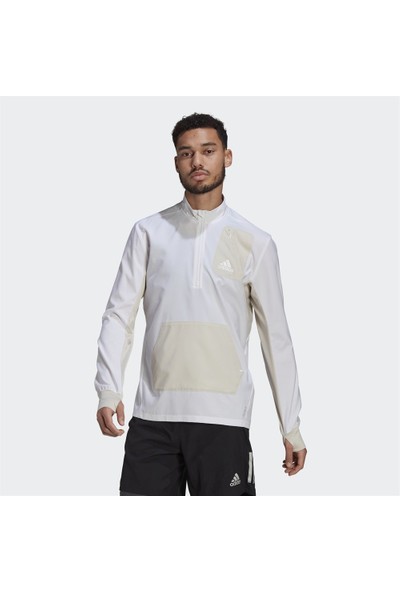 Adidas Primeblue Half-Zip Runninng Erkek Sweatshirt GP6487 Adidas Primeblue Half-Zip Runninng Erkek Sweatshirt GP6487