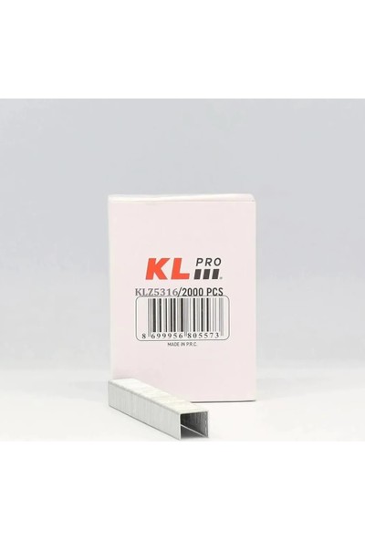 KLPRO Kl KLZ5316 16 mm Zımba Teli KLZC603E Için Uyumlu 1pk 2.000 Ad