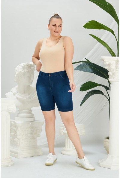 Rmg Büyük Beden Kim Lacivert Şort