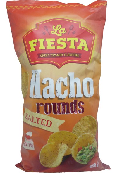 La Fiesta Nacho Rounds Cips 450 gr La Fiesta Nacho Rounds Cips 450 gr