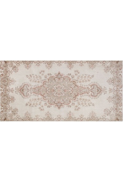 Allmode Krem Plc 142X285CM 4.05 M2 El Dokuma Halı