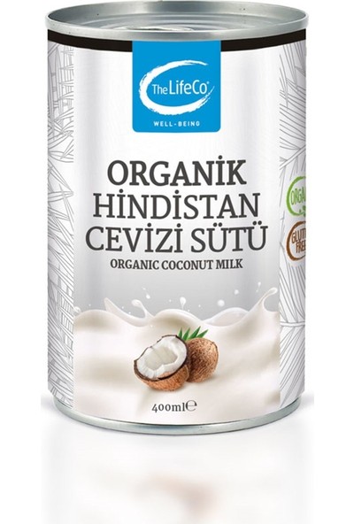 The Life Co Organik Hindistan Cevizi Sütü 400 ml
