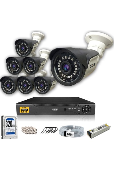 Ids - 7 Kameralı Set - 5mp Sony Lensli Full Hd Gece Görüşlü Su Geçirmez Cepten Izle - Güvenlik Kamerası Sistemi Ids - 7 Kameralı Set - 5mp Sony Lensli Full Hd Gece Görüşlü Su Geçirmez Cepten Izle - Güvenlik Kamerası Sistemi