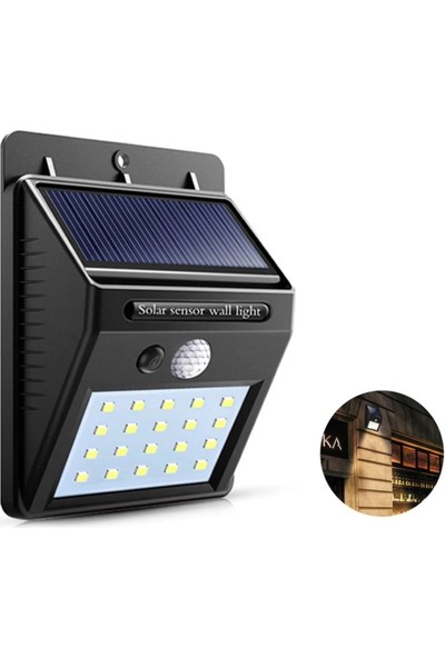 Blue Digital Cata 15W Beyaz Işık Solar Aplik CT-7330