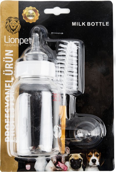 Lion Pet Kedi Biberon Seti Büyük Boy 150 ml