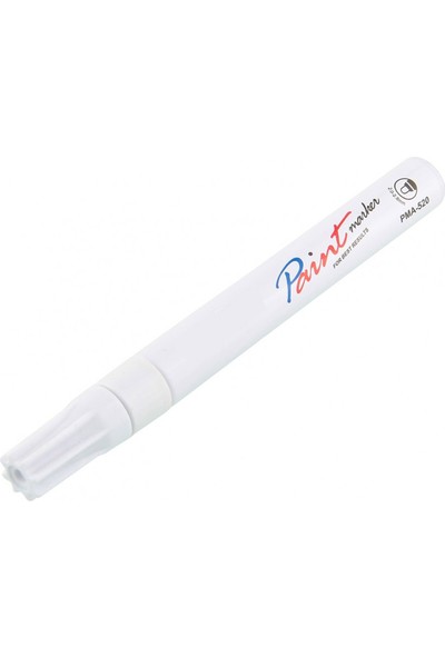 Compax Lastik Yanak Boyama Kalemi Lastik Plaka Boyama Kalemi Beyaz