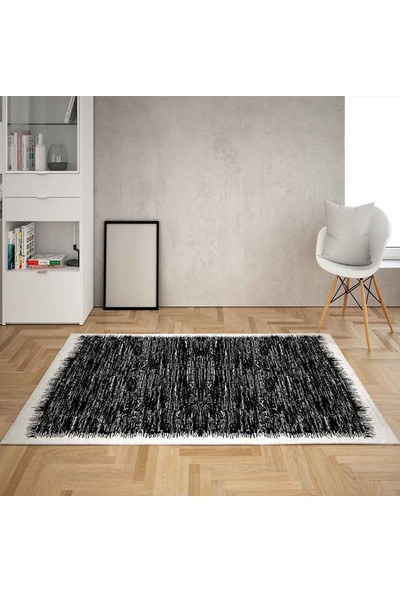 Bona Fortuna Kırçıllı Efektli Dijital Baskı Yıkanabilir Kaymaz Taban Salon Halısı ve Yolluk