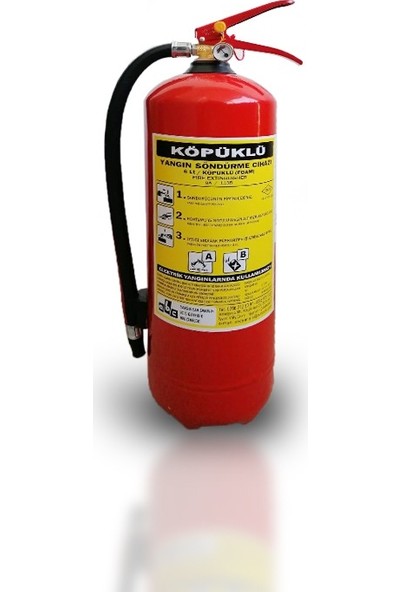 ABC 6 kg Köpüklü Yangın Söndürme Cihazı ABC 6 kg Köpüklü Yangın Söndürme Cihazı