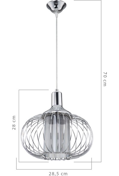 Manogrup Avize Aydınlatma Terla Sarkıt Krom Manogrup Avize Aydınlatma Terla Sarkıt Krom