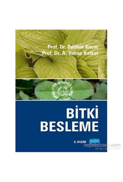 Bitki Besleme - A. Vahap Katkat Bitki Besleme - A. Vahap Katkat