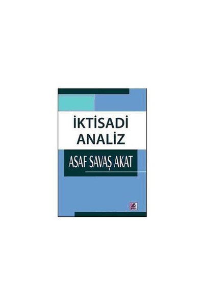 İktisadi Analiz İktisadi Analiz