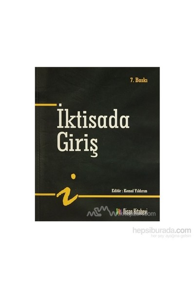 İktisada Giriş 10. baskı - kemal yıldırım