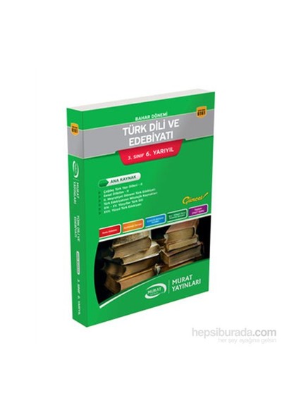 Murat Açıköğretim 6161 Türk Dili Ve Edebiyatı 3.Sınıf 6.Yarıyıl-Komisyon