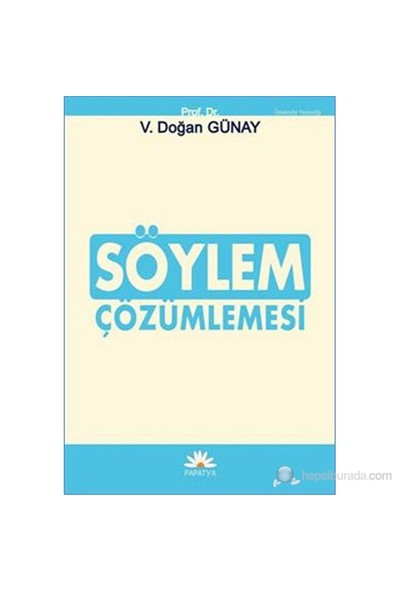 Söylem Çözümlemesi - V. Doğan Günay