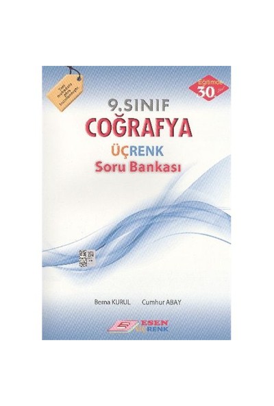 Esen Üçrenk Yayınları 9. Sınıf Coğrafya Soru Bankası
