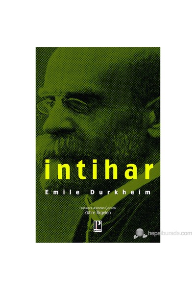 İntihar-Emile Durkheim