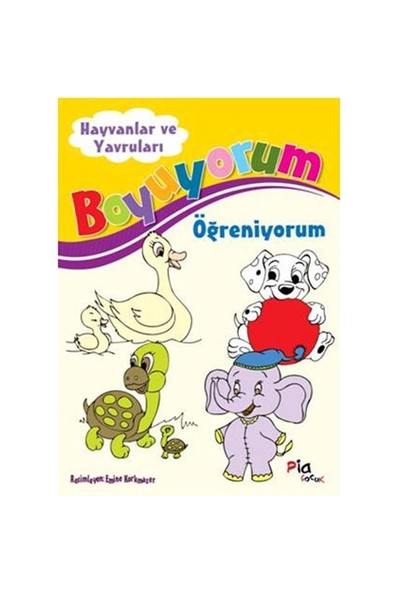 Boyuyorum Öğreniyorum - Hayvanlar Ve Yavruları-Kolektif Boyuyorum Öğreniyorum - Hayvanlar Ve Yavruları-Kolektif