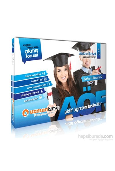 Uzman Kariyer AÖF 2014 2. Sınıf Bahar Dönemi Makro İktisat