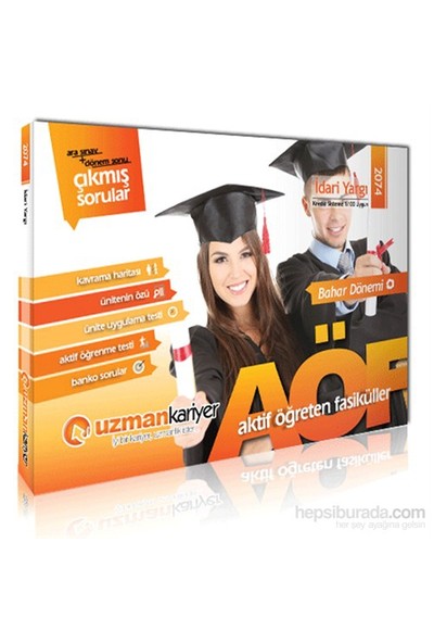 Uzman Kariyer AÖF 2014 1. Sınıf Bahar Dönemi İdari Yargı