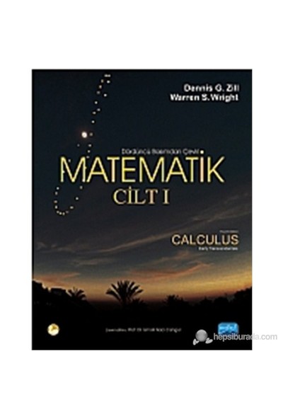 Matematik (Cilt 1) (Calculus Early Transcendentals) - Warren S. Wright Matematik (Cilt 1) (Calculus Early Transcendentals) - Warren S. Wright