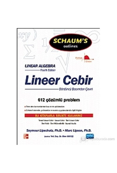 Lineer Cebir - Linear Algebra - Marc Lipson