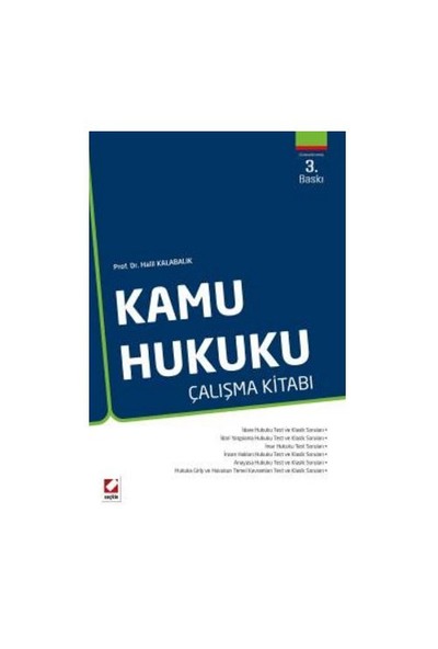 Kamu Hukuku Çalışma Kitabı
