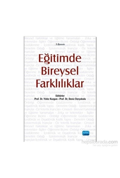 Eğitimde Bireysel Farklılıklar Eğitimde Bireysel Farklılıklar