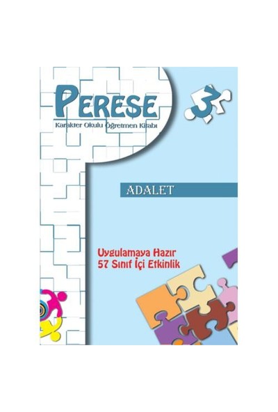 Perese - Karakter Okulu Öğretmen Kitabı Adalet 3 Perese - Karakter Okulu Öğretmen Kitabı Adalet 3