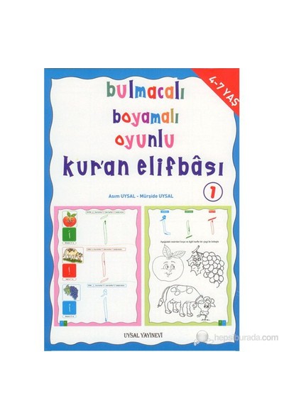 Bulmacalı, Boyamalı ve Oyunlu Kuran Elifbası